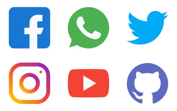 Social media logos